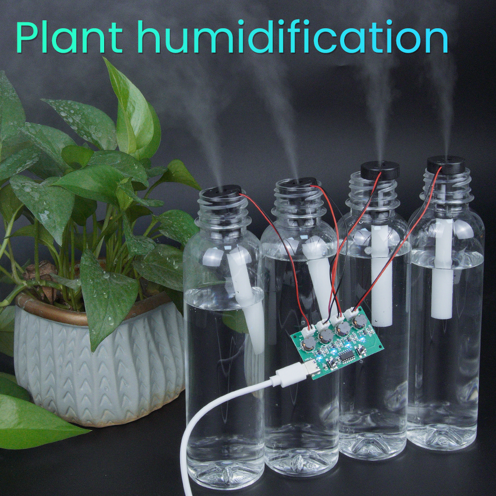 Four Atomization Driver Board Dual Switch DlY Spray Humidifier Module