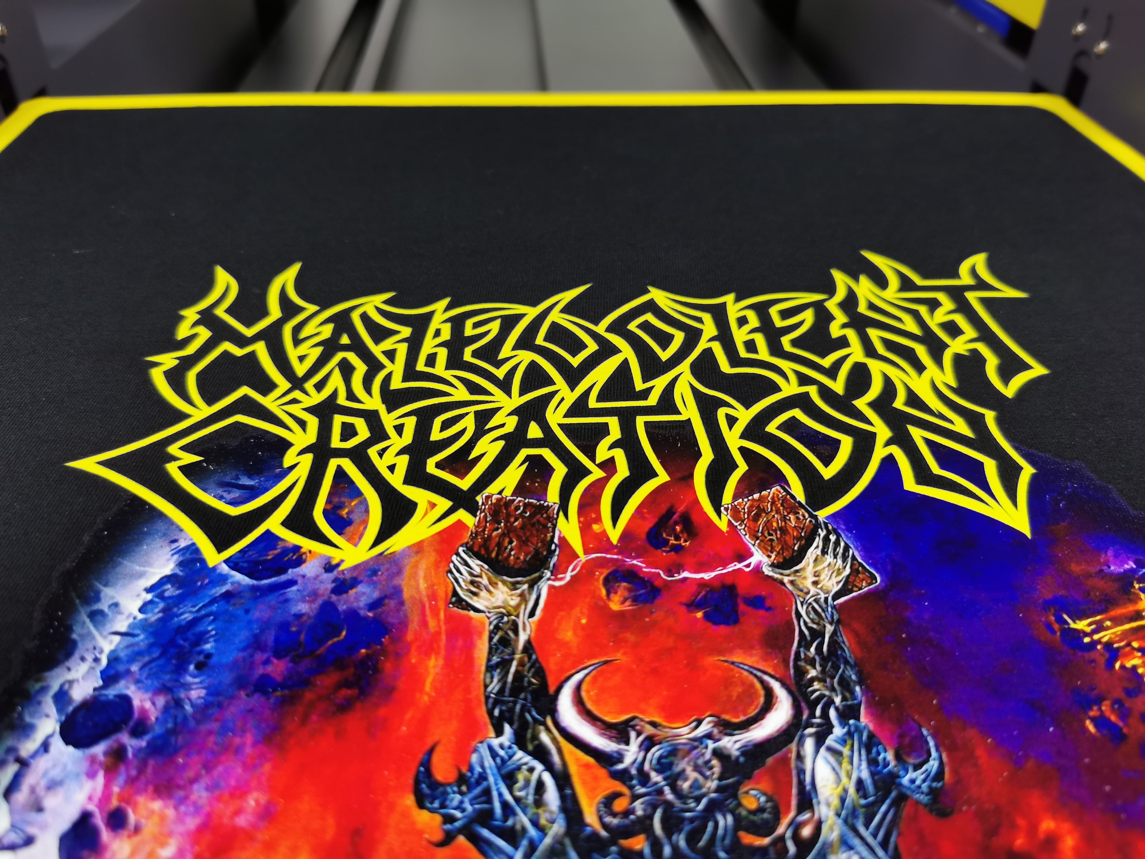 Focus Inc. Athena Jet Plus Industrial DTG Printer color white one pass ...