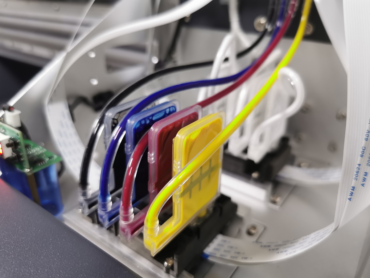 Focus Inc. Athena Jet Plus Industrial DTG Printer color white one pass ...