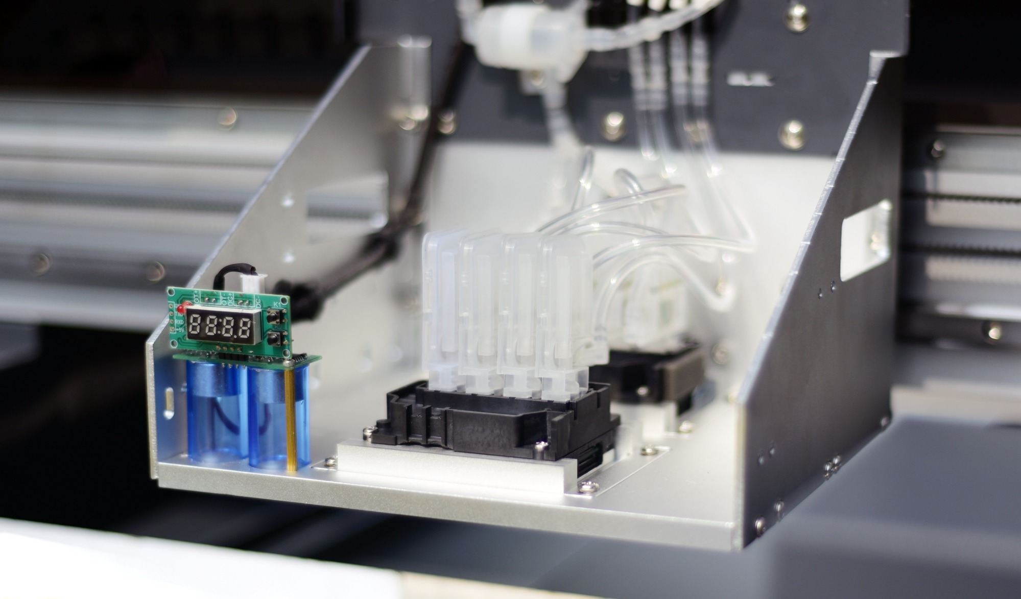 How does ink determine the life of a printer?