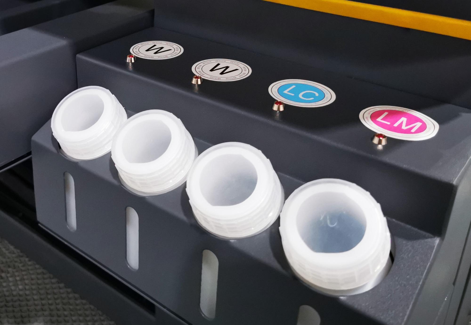 How does ink determine the life of a printer?
