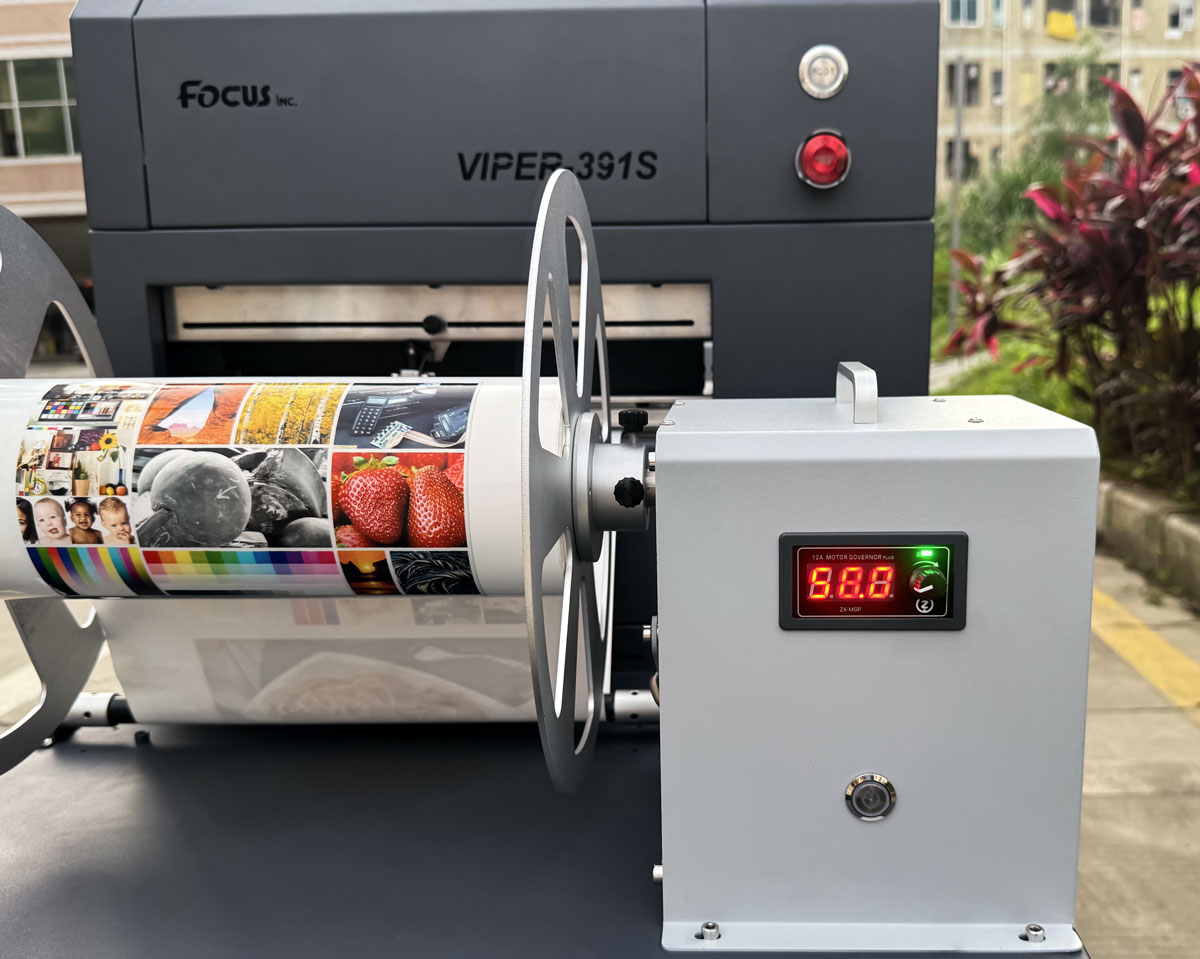 Focus Viper-391S Single pass full color inkjet label printer