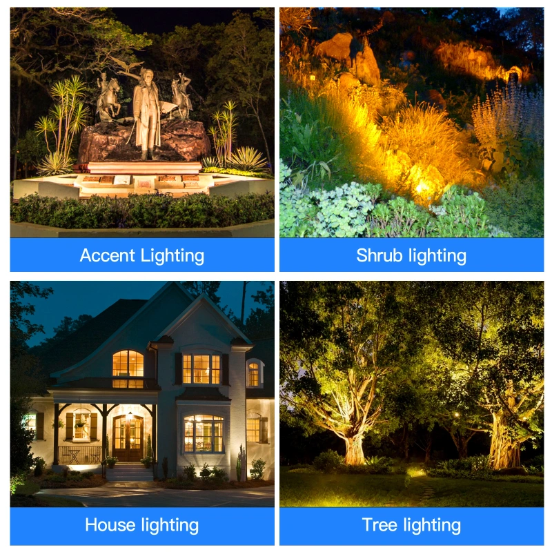 Gardencoin® Goblet Solid Brass Outdoor Landscape Spotlights, 12V Heavy ...