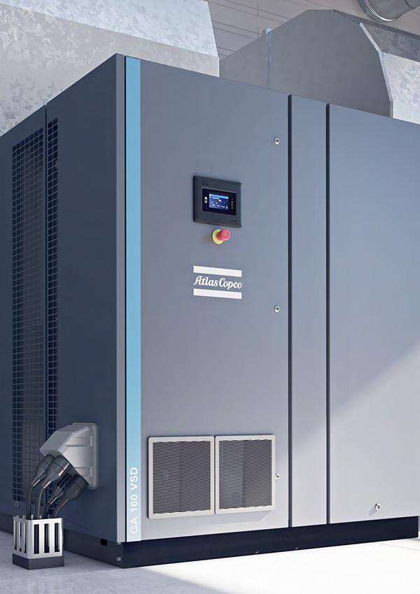 GA 110+ Atlas Copco Rotary Screw Type Air Compressor