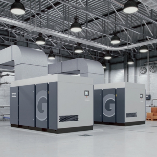 GA 220+ Helical Rotary Screw Atlas Copco Air Compressor