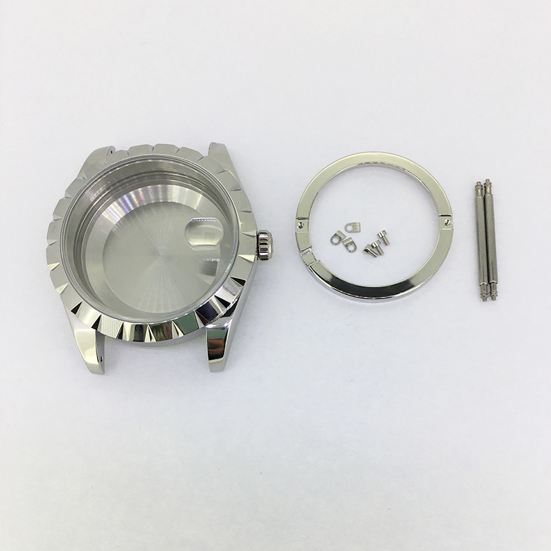 39.5mm Sapphire Glass Watch Case Wristwatch Case for 8215/2813 Movement