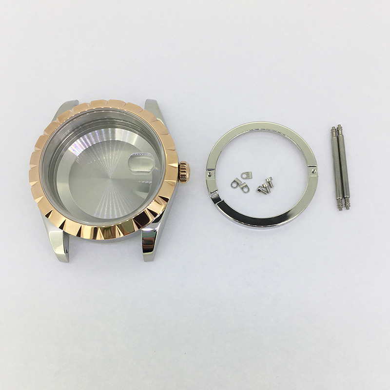 39.5mm Sapphire Glass Watch Case Wristwatch Case for 8215/2813 Movement