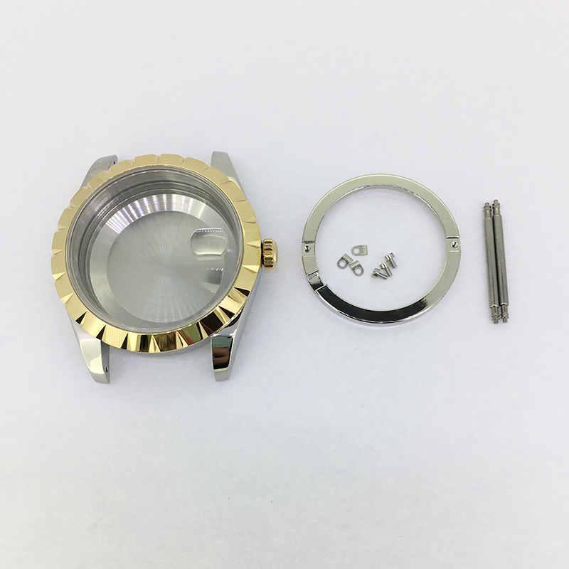 39.5mm Sapphire Glass Watch Case Wristwatch Case for 8215/2813 Movement