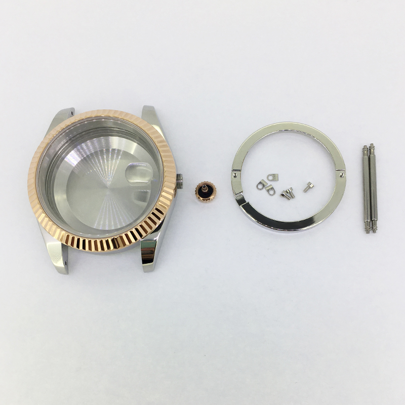 39.5mm Sapphire Glass Watch Case Wristwatch Case for 8215/2813 Movement