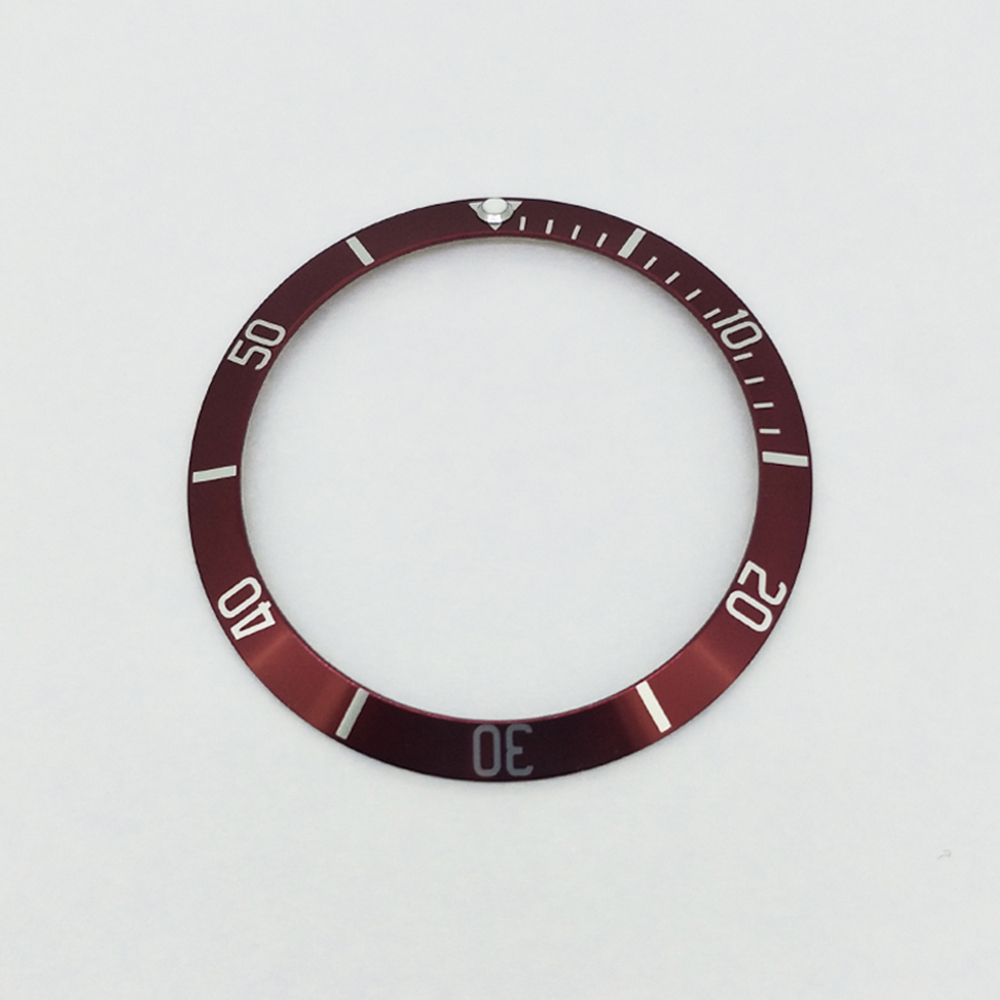 Outer Diameter 40mm Inside 33mm Mens Wristwatch Aluminum Watch Bezel