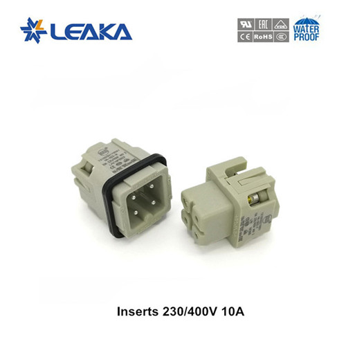 HDC standard connector 3 pin 4 pin electrical heavy duty connector