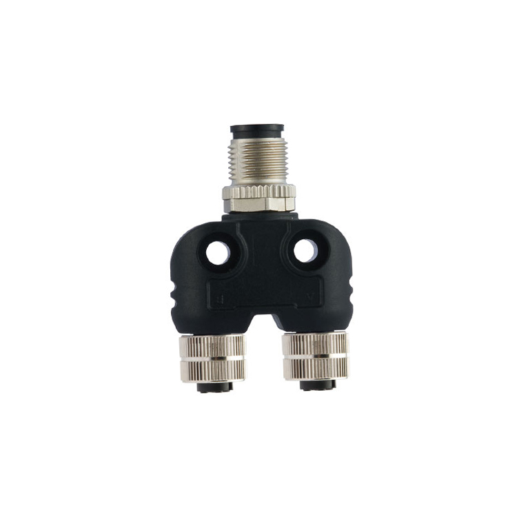 IP67 Y type Splitter M12 Circular sensor Connector,M8 / M12 connector ...