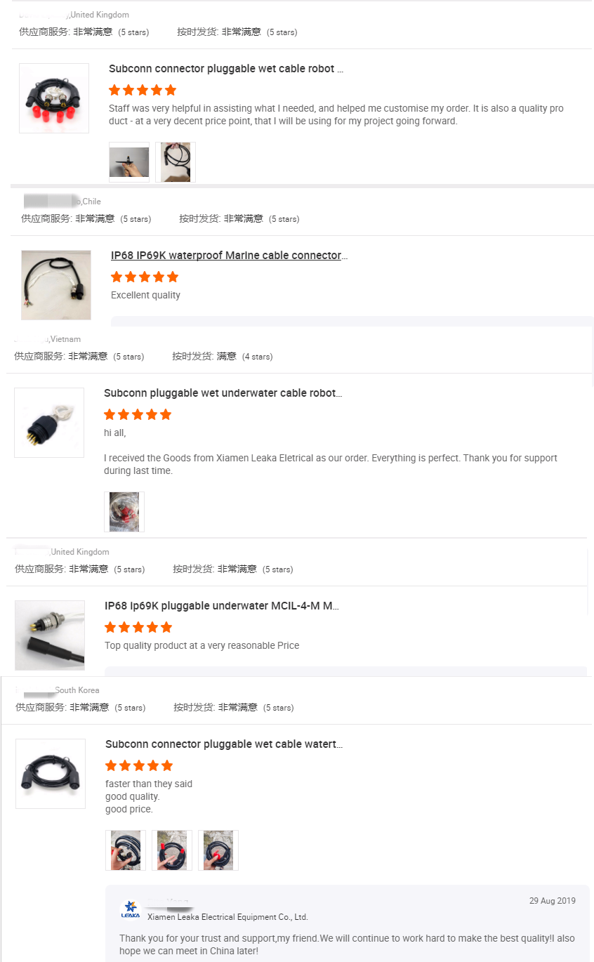 MCIL3F MCBHRA3M Micro right angle underwater connector,Underwater ...