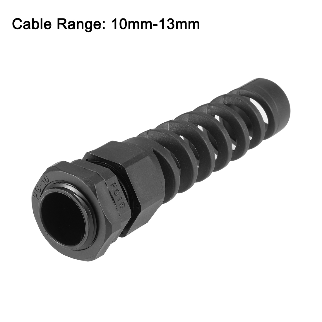 Cable Gland With Spiral Flex Protector