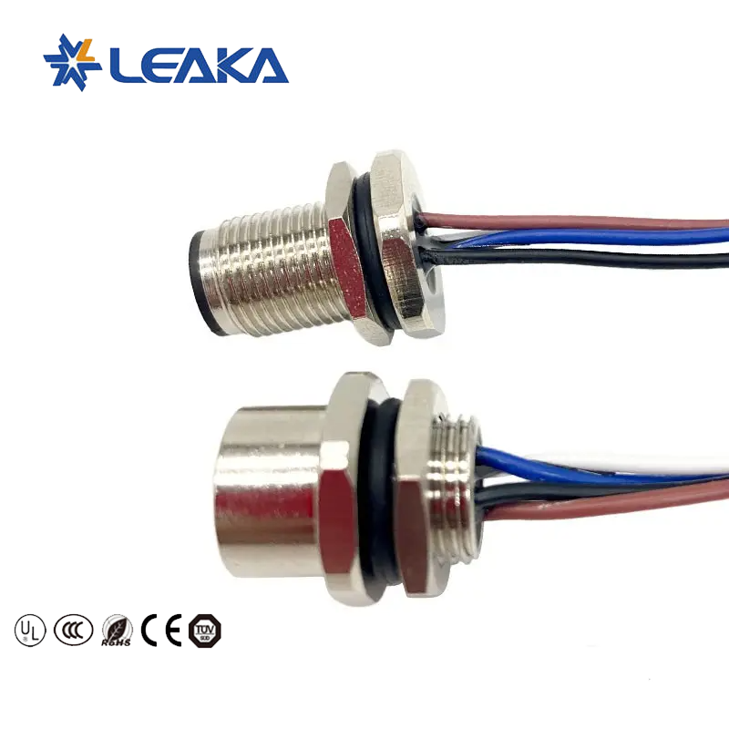 M12 Panel Mount Connectors,M12 connector