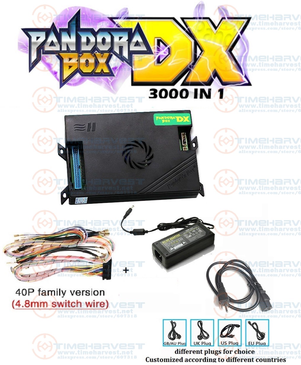 New Pan dora Box DX with 3P 4P Converter USB interface controller for 3 ...