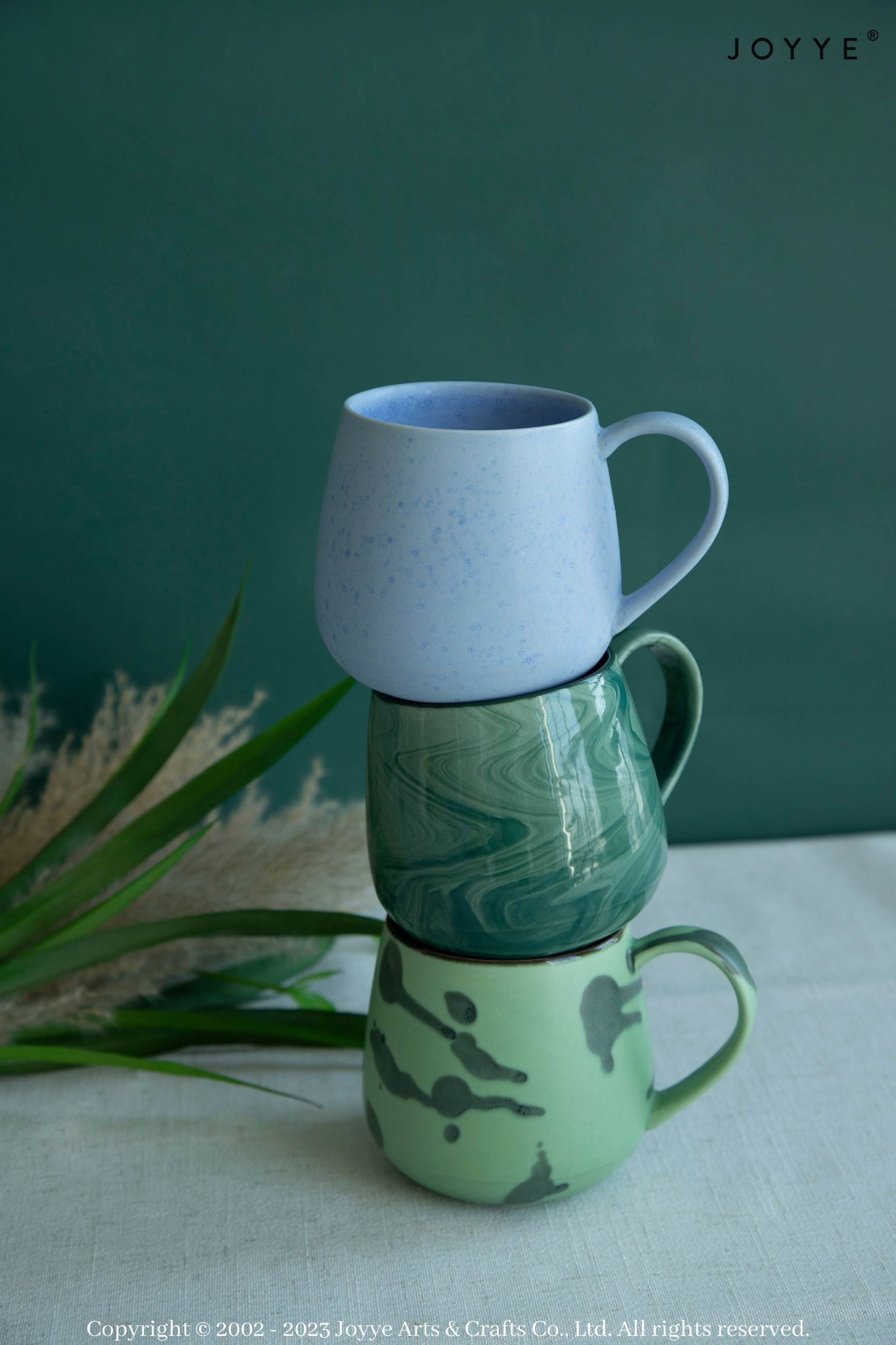 The Seaweed Green Mug Series by Joyye