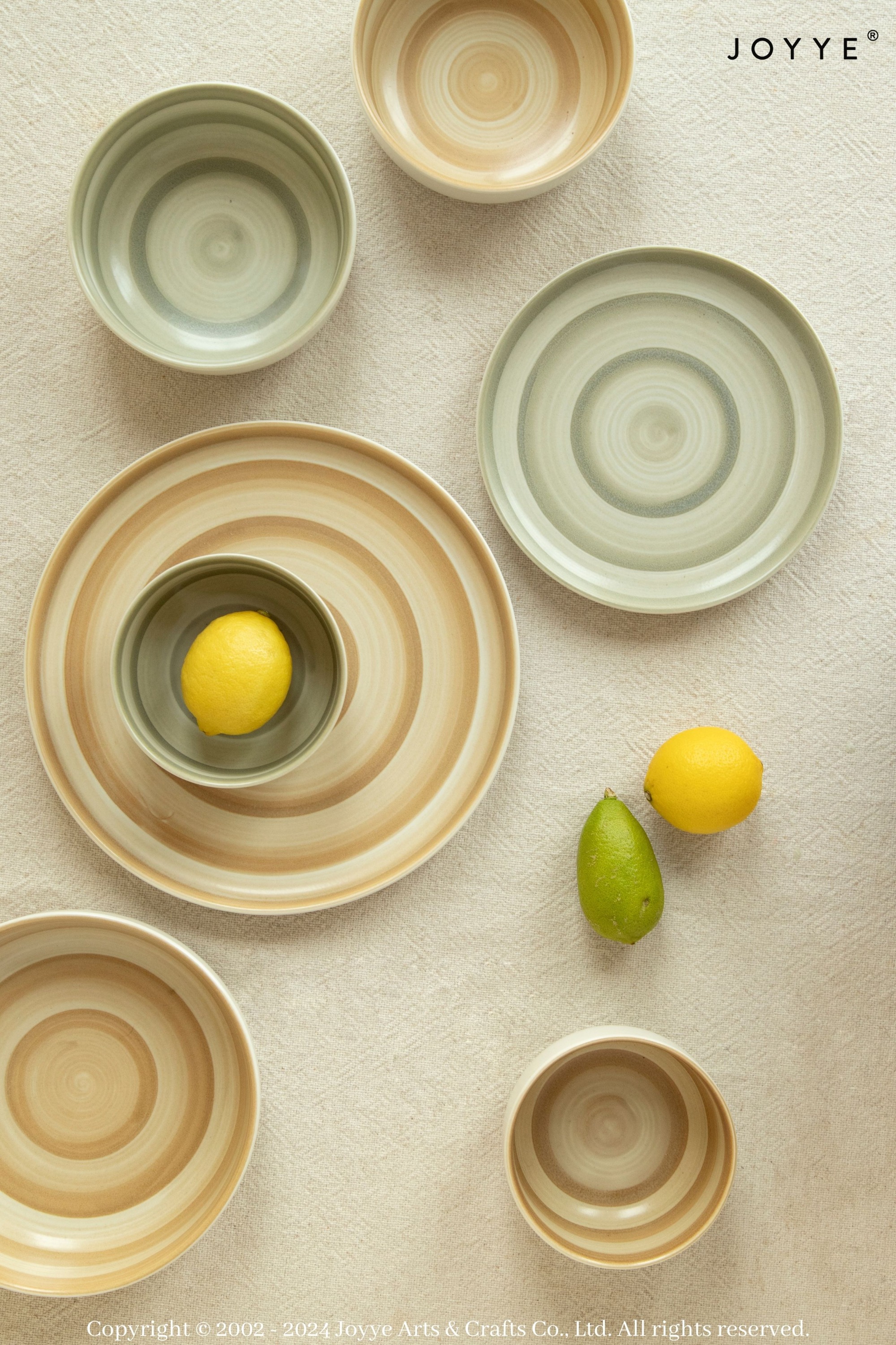 The Ripple Effect Tableware Collection by Joyye
