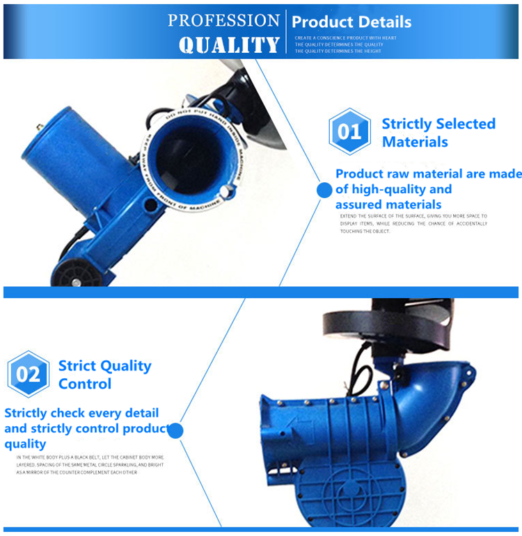 129BB Blue Color Automatic Cricket Pitching Machine