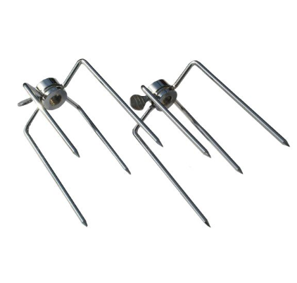 Universal Grill Rotisserie Spit Rod Kit Portable Electric