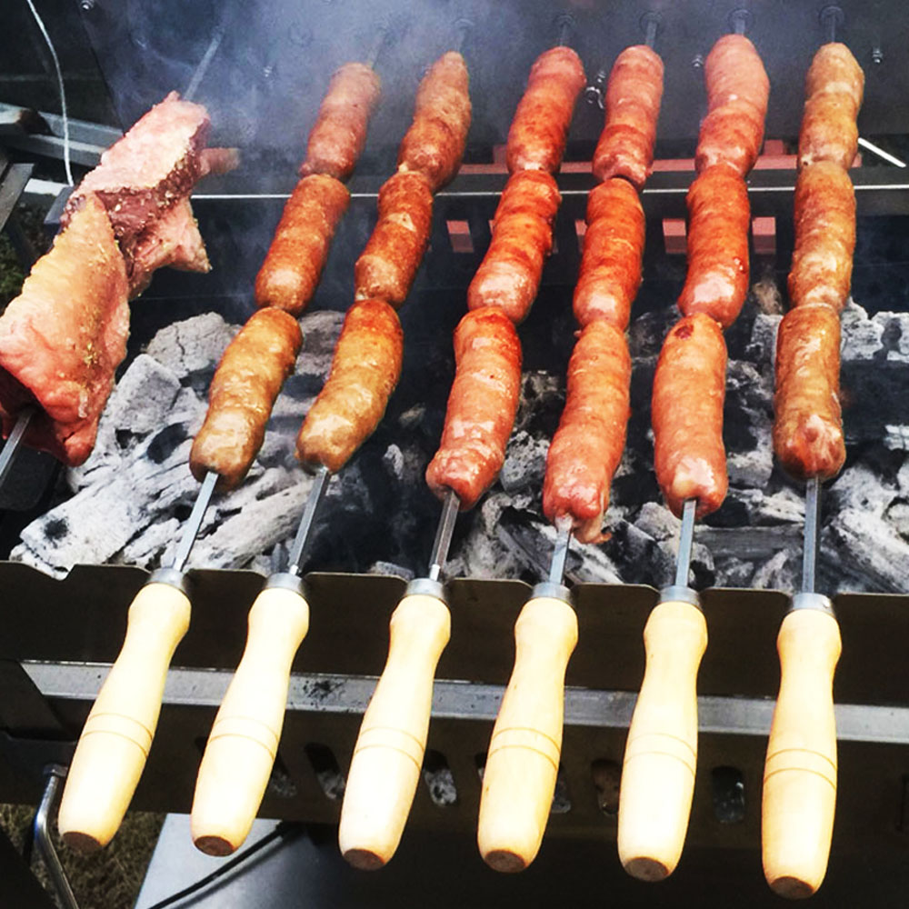 Brazilian Greek Stainless Steel Cypriot Rotisserie BBQ Grill Barbecue ...