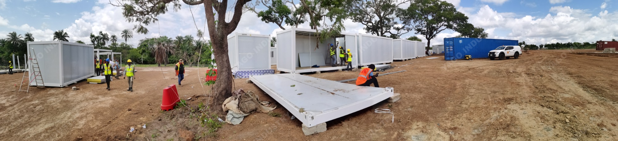 Togo site container office building