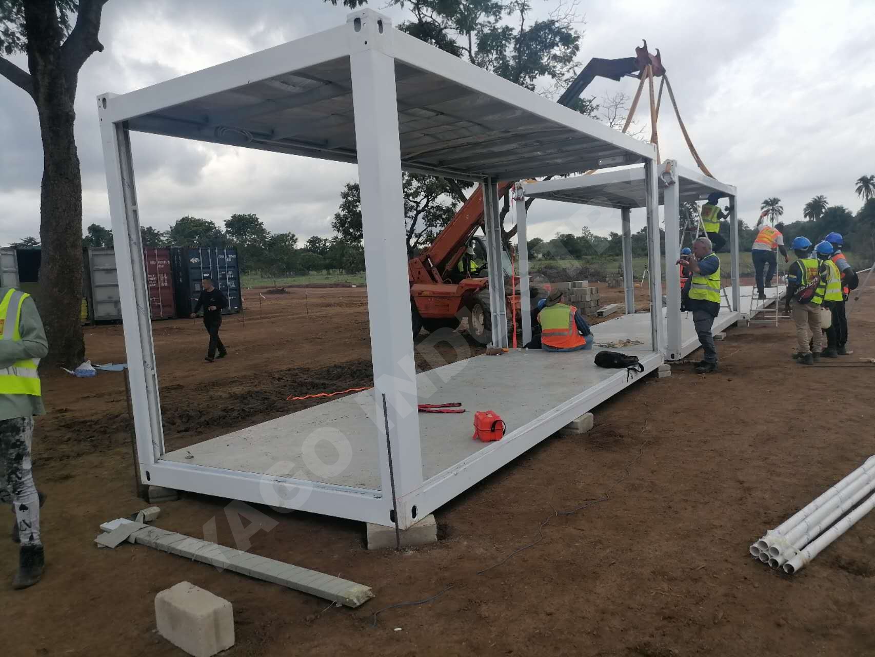 Togo site container office building