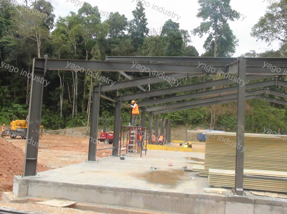 Pre-engineered Steel Structure made by H-beam
