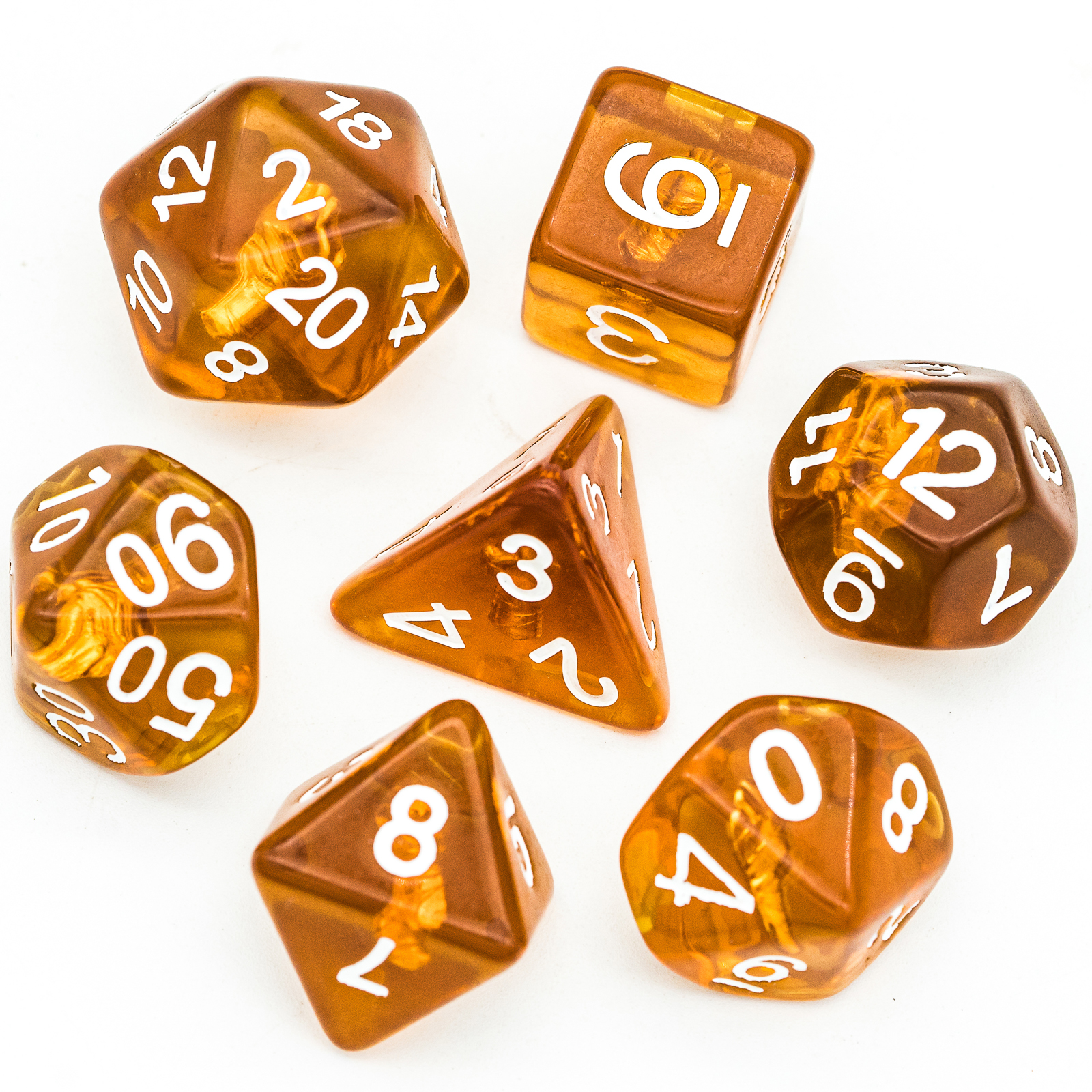 Full Set 12 character weapon Resin Dice Set With Bag