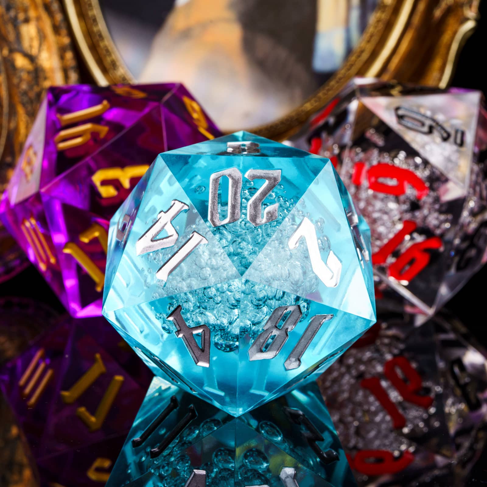 Cusdie Single D20 Dice 55mm, 20 Sided DND Dice with Gift Box, Giant D20 ...