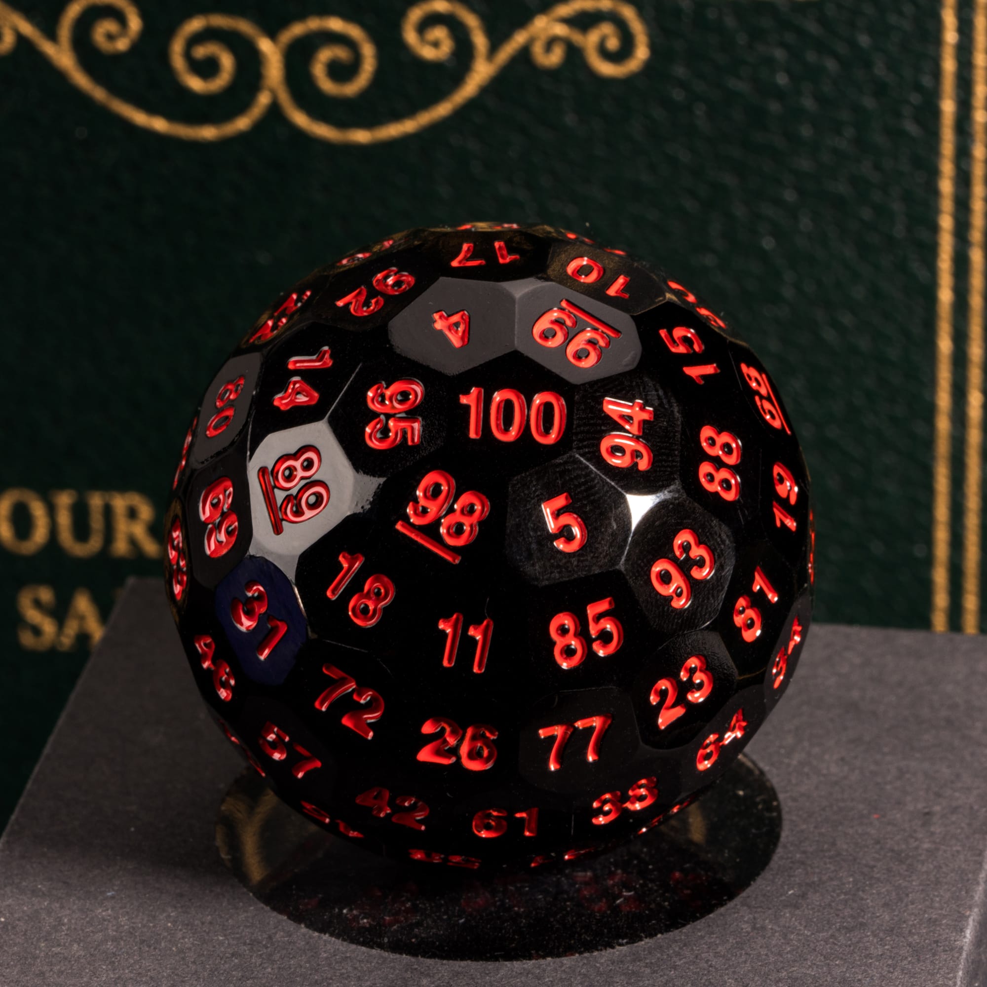 cusdie 100 Sides Dice D100 DND Dice with Bag for Table Board Game