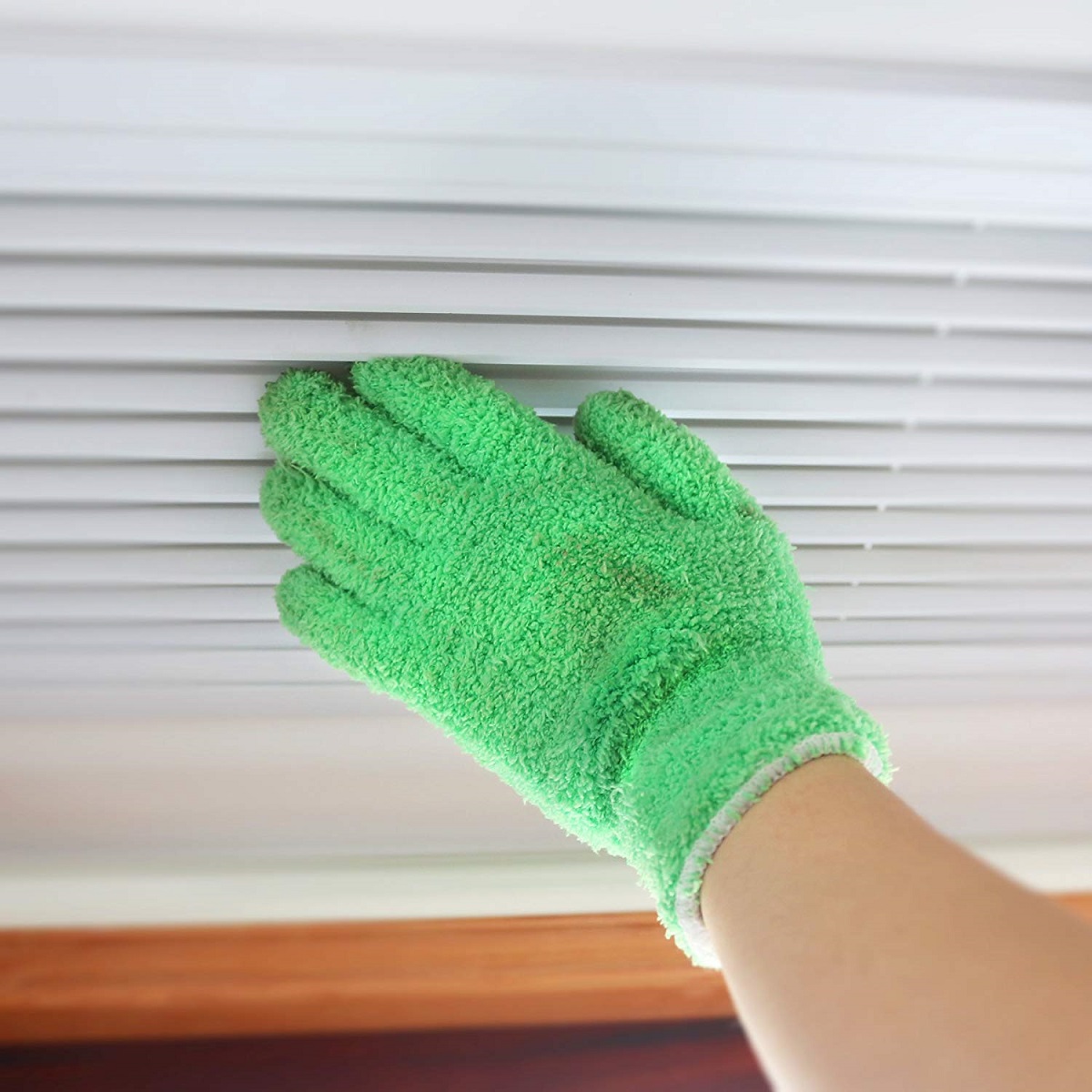 Polyester Microfiber Household Kitchen Dusting gloves for shutters ...