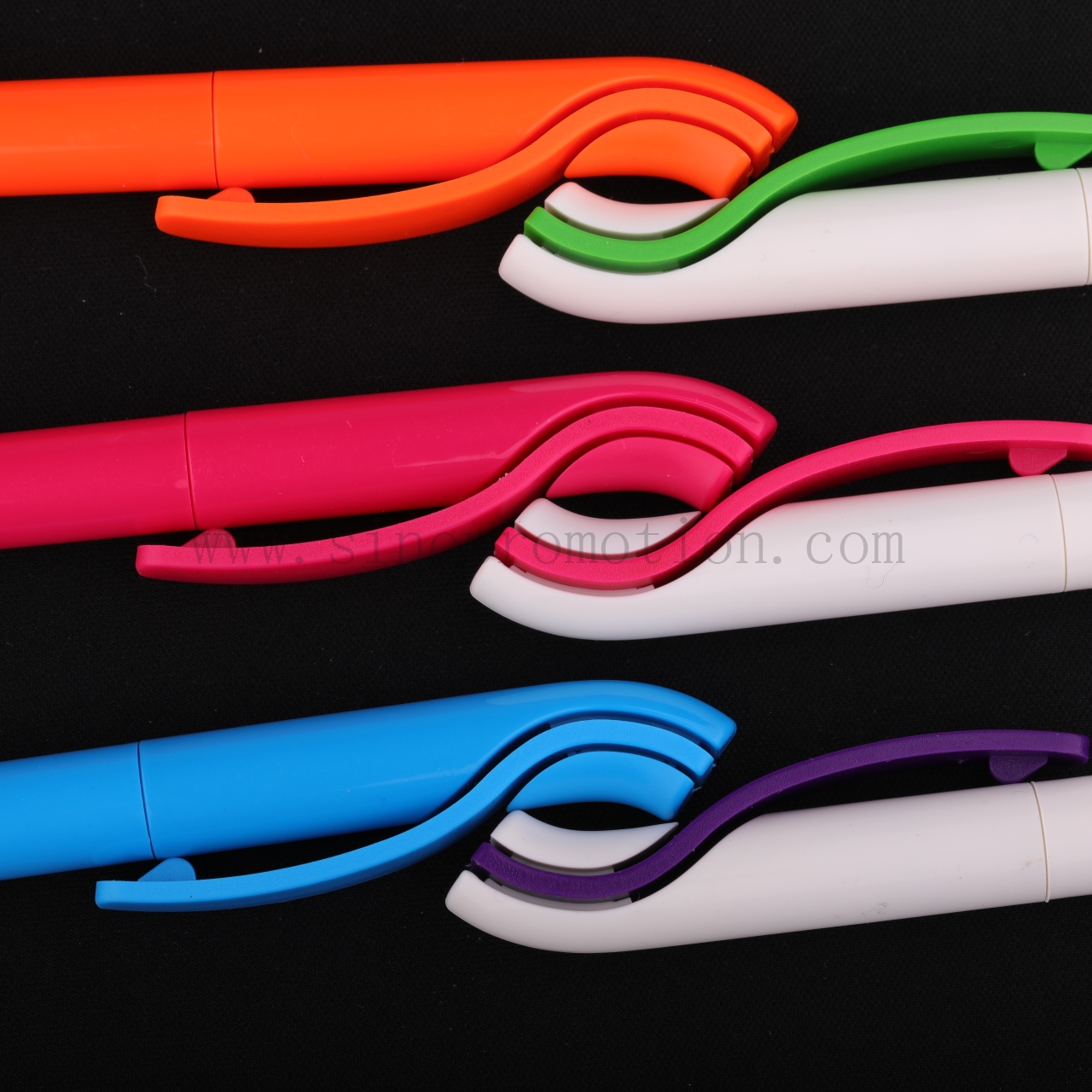 Fancy clip twisting function ball pen by sinopromotion