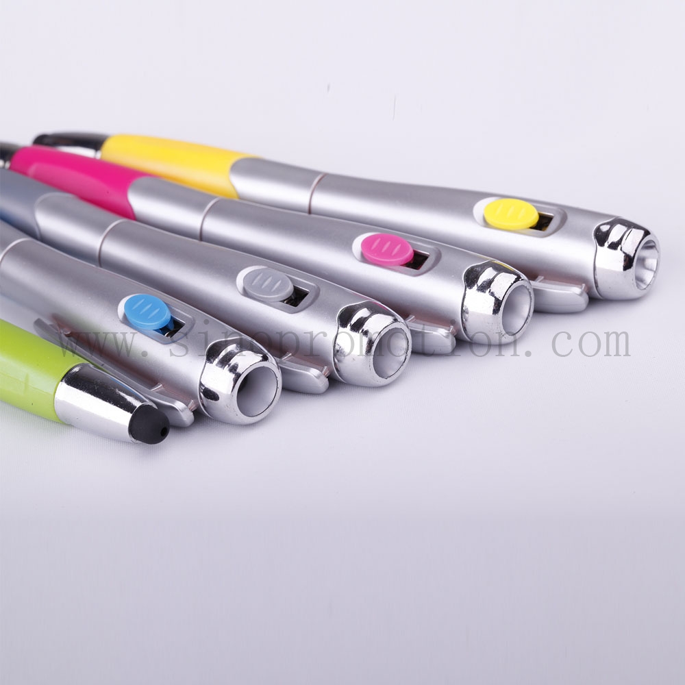 led touch stylus pen,touch screen pen,torch pen,3 in 1 pen,multifuction ...