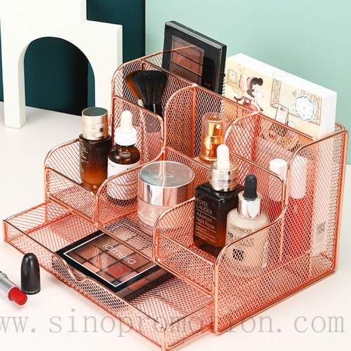 rose gold desk organizer,rose gold desk organizer set,gold mesh desk ...