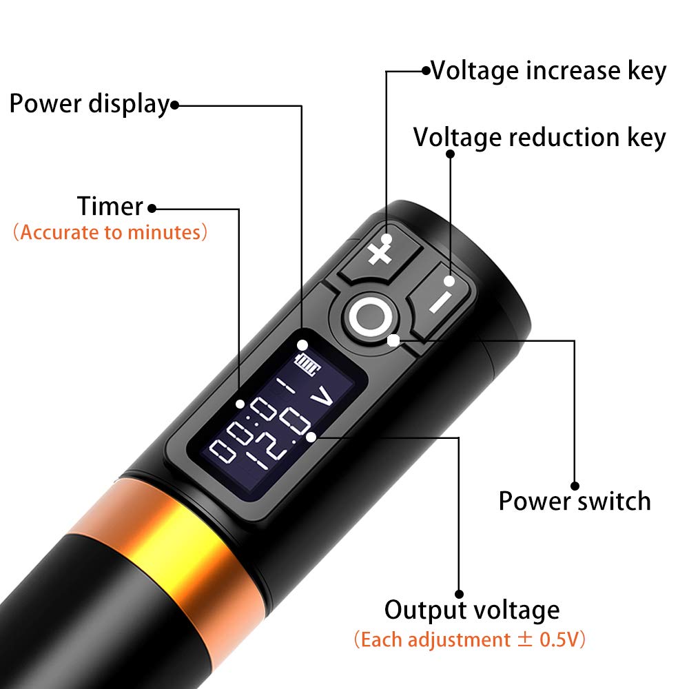2020 Newest upgraded High Quality Coreless Motor Tattoo Pen Machine ...