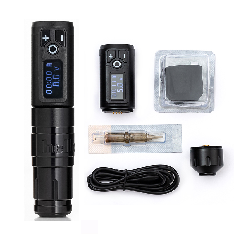 High Quality HELLO Tattoo Pen Machine with Tattoo 2 Generation Wireless ...