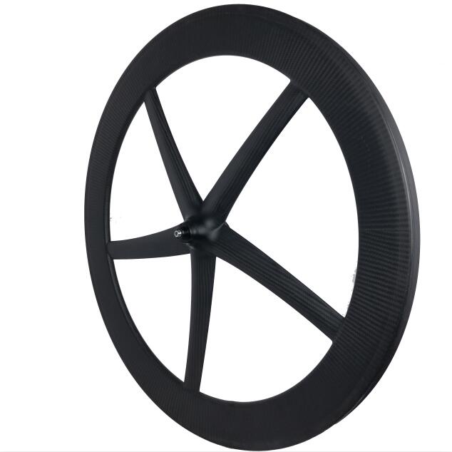 25mm wide carbon 5 spoke wheels 700c bicycle carbon road/track/fixed ...