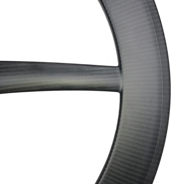 25mm wide carbon 5 spoke wheels 700c bicycle carbon road/track/fixed ...