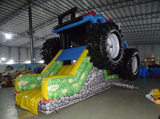 Truck Obstacle Course,Bounce House with Slide