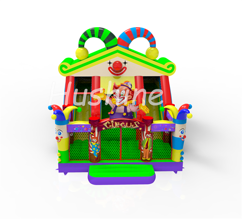 Clown Circus Theme Inflatable Playground