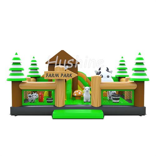 Farm Land Cow Inflatable Playground