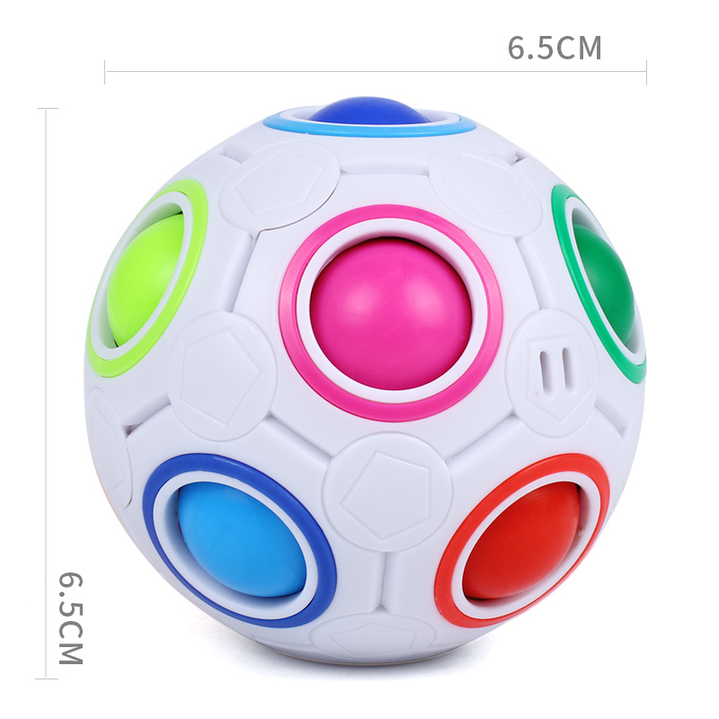 Colorful Anti-Knock Football Fidget Cube,