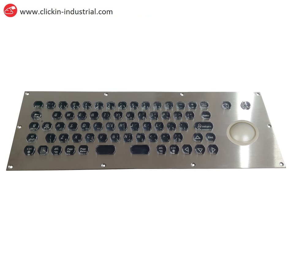 IP67 waterproof stainless steel backlight marine level keyboard with ...