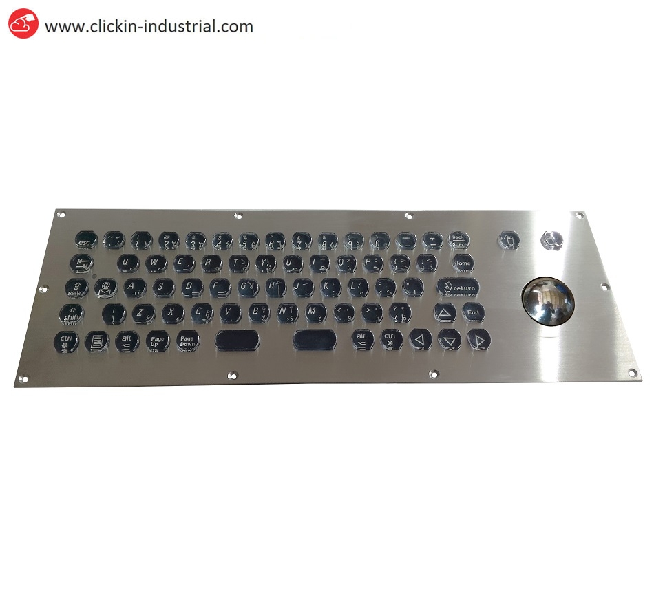 IP67 waterproof stainless steel backlight marine level keyboard with ...