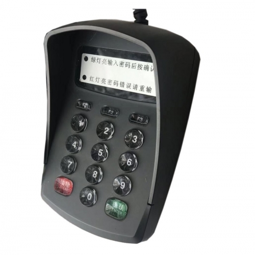 Plastic desktop encryption numeric keypad