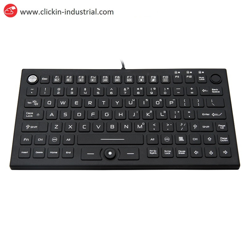 IP67 waterproof medical & industrial silicone keyboard with integrated ...