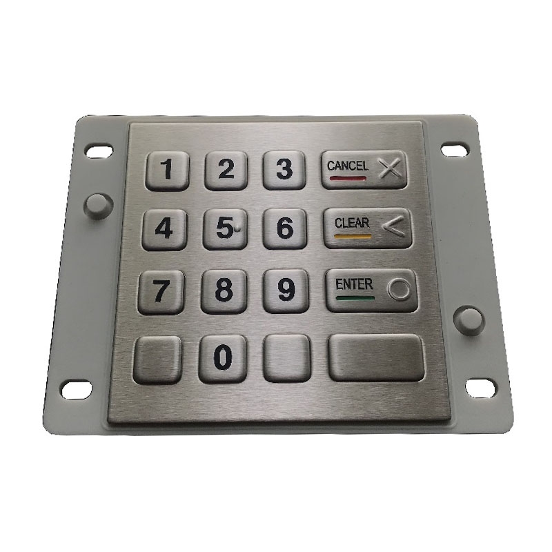 IP67 waterproof industrial stainless steel kiosk keypad, numeric keypad..