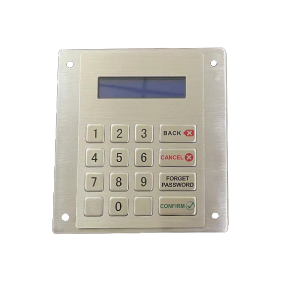 IP67 industrial stainless steel LCD numeric keypad for gas station in ...