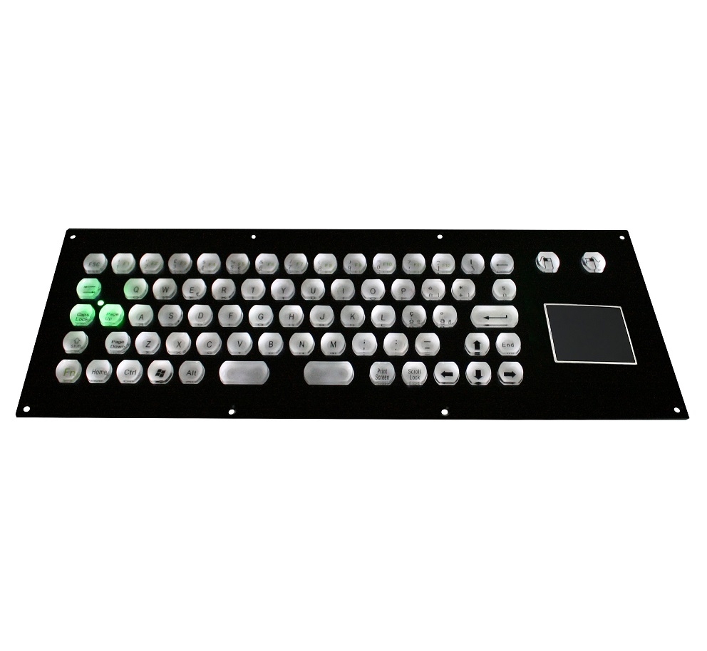IP65 waterproof stainless steel backlight marine level keyboard with ...